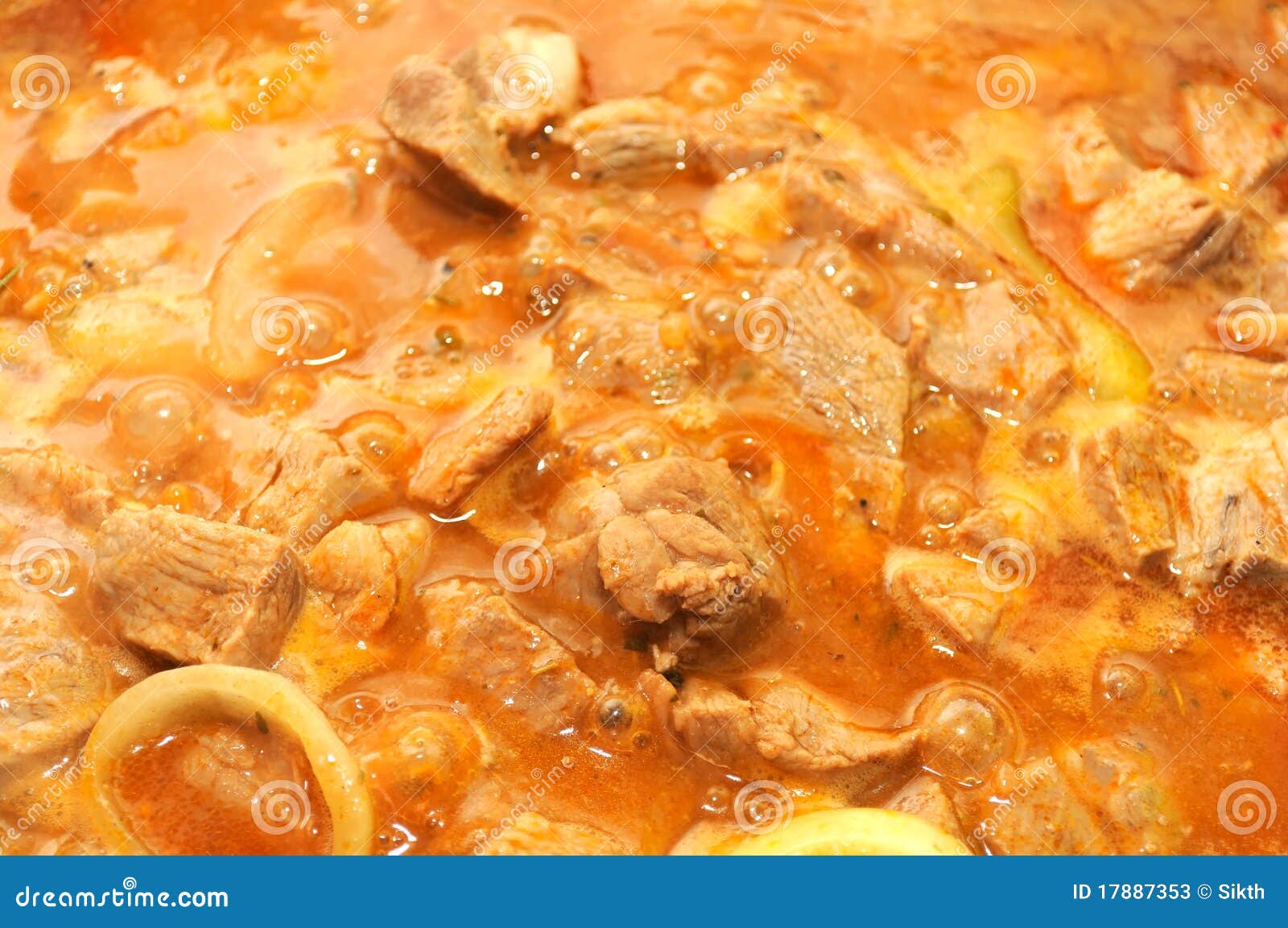 Meat Being Cooked stock image. Image of healthy, marinade - 17887353
