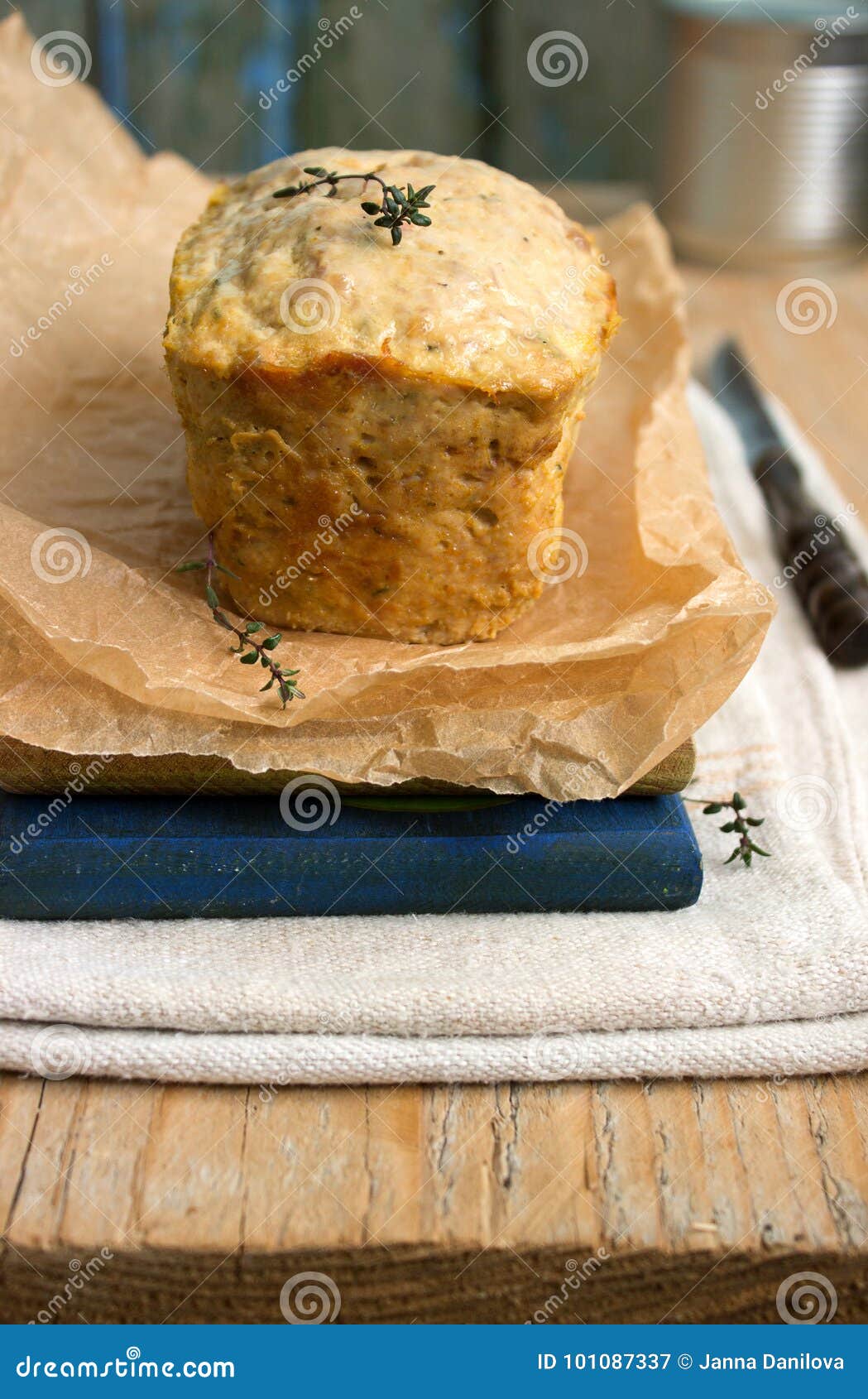 Meat Bread from Ground Meat with Herbs and Eggs. Traditional Moldovan ...