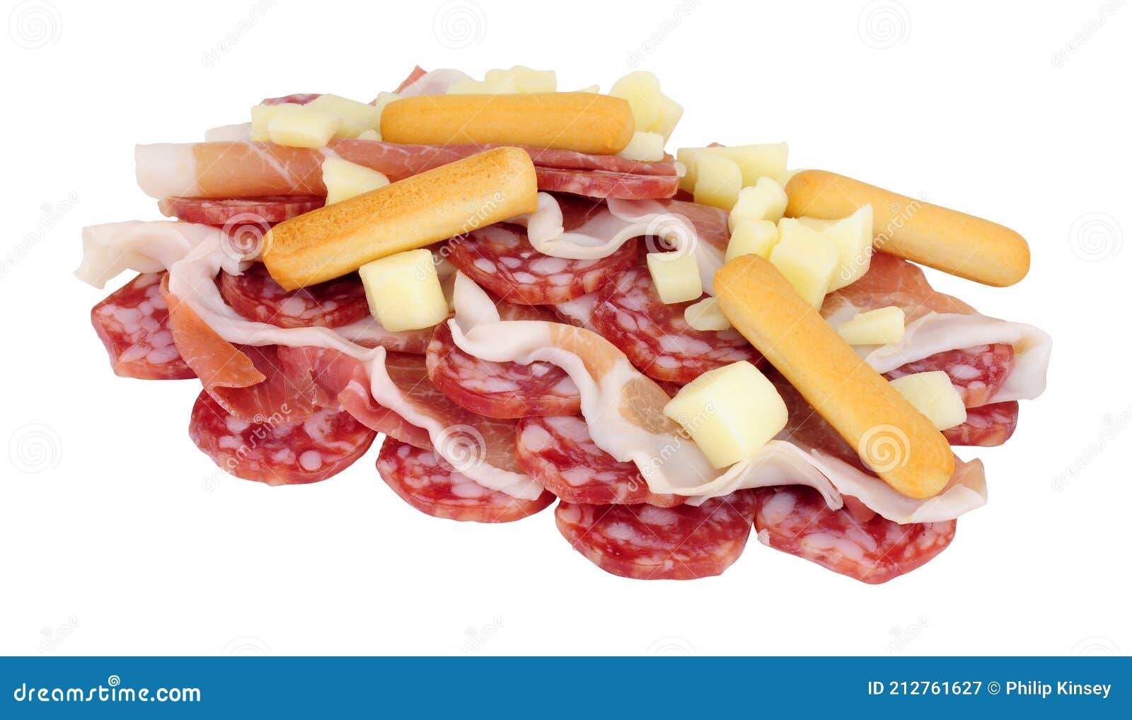 Meat and Cheese Snacking Selection Stock Image - Image of prosciutto ...