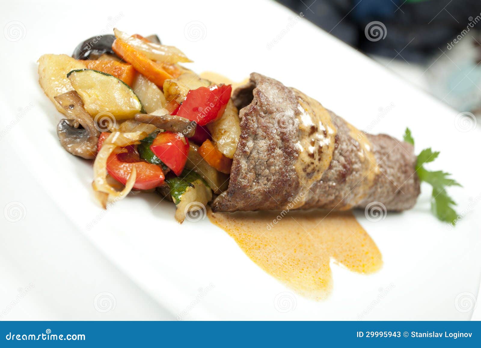 Meat chop stock image. Image of grilled, dining, garnish - 29995943