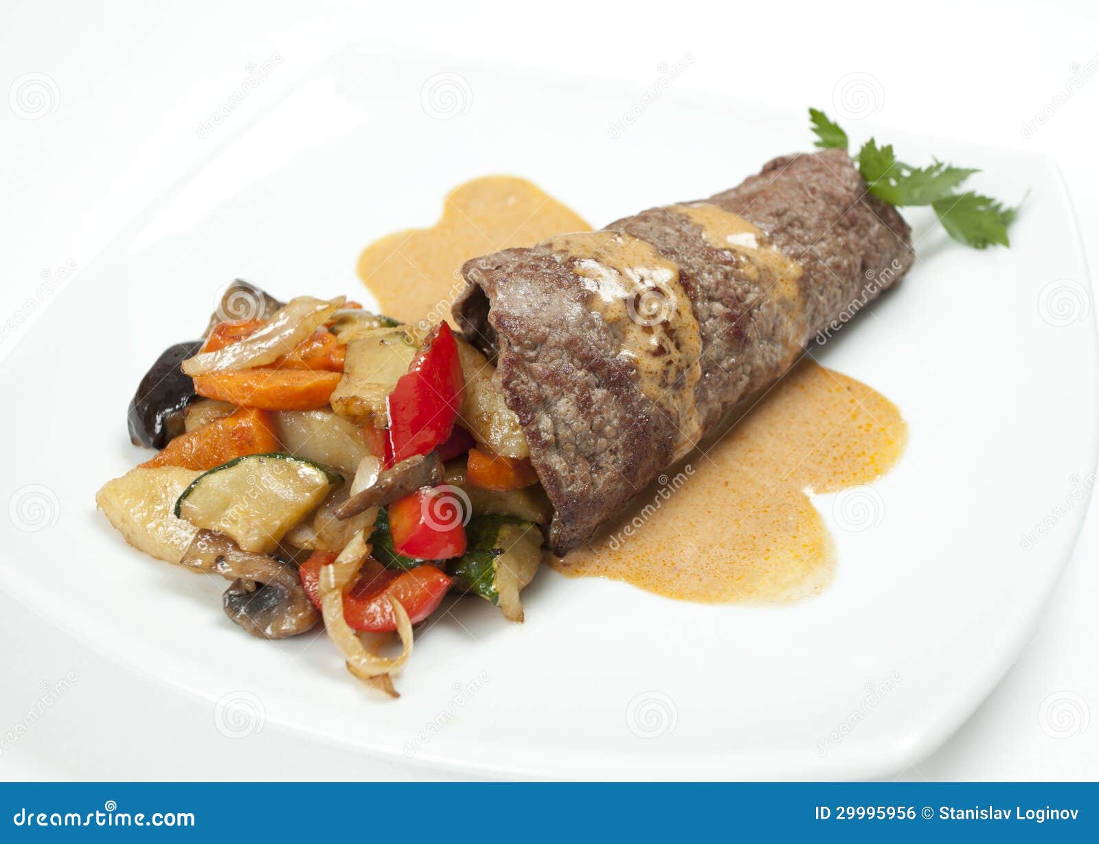 Meat chop stock photo. Image of plate, fried, sauces - 29995956