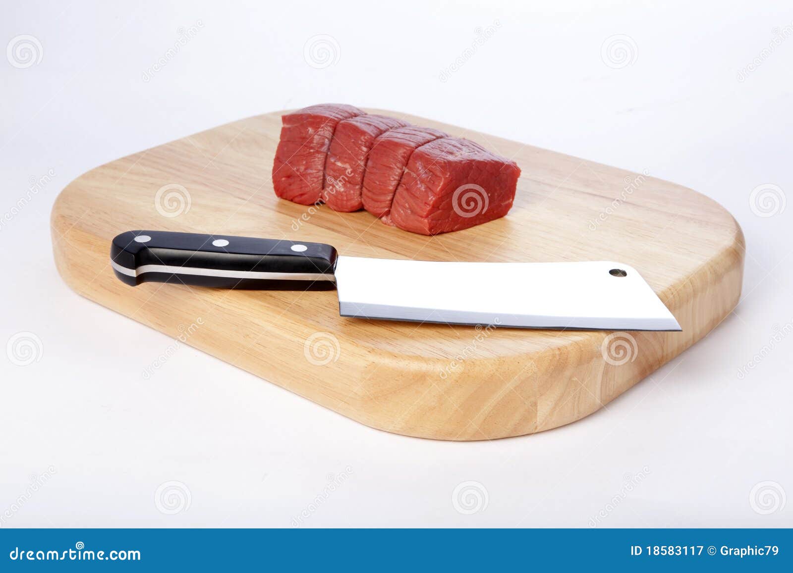 Meat cleaver stock image. Image of domestic, household - 18583117