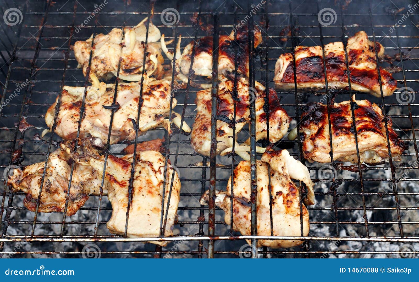 Meat cooking stock photo. Image of onion, healthy, food - 14670088