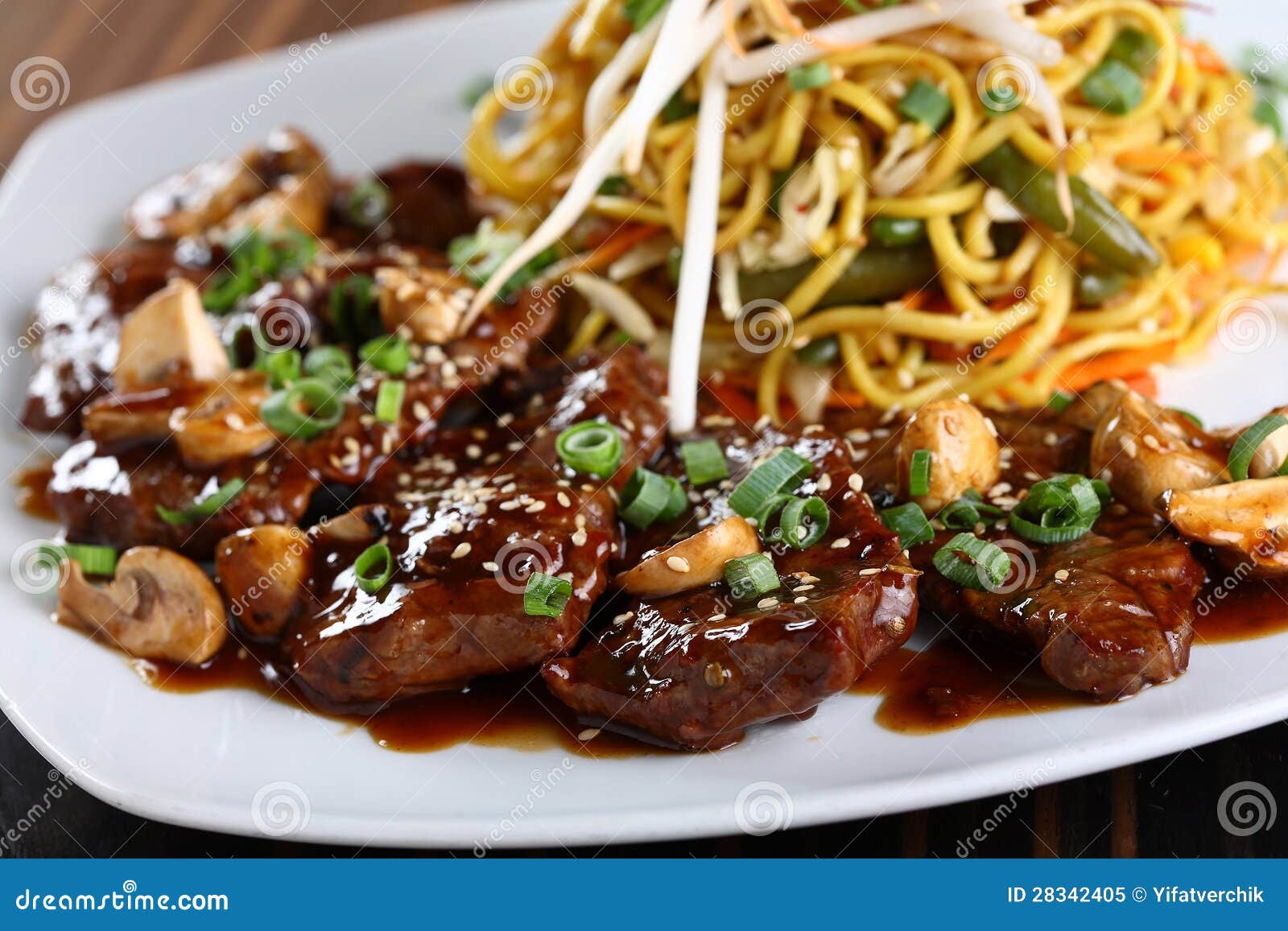 Meat In Dish In Thai Buffet Restaurant Royalty-Free Stock Photography ...