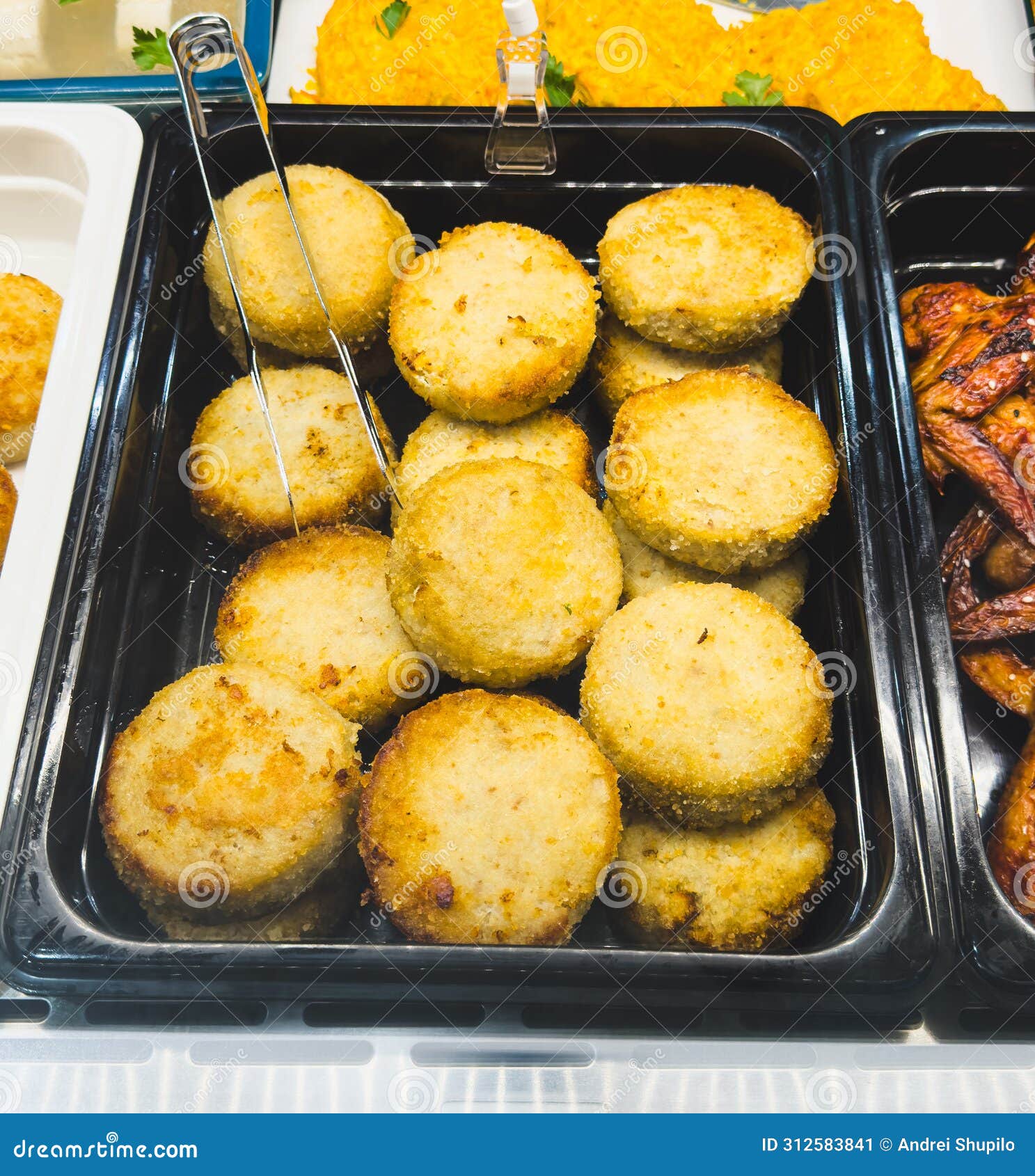 Meat Dishes on Display in the Dining Room Stock Image - Image of party ...