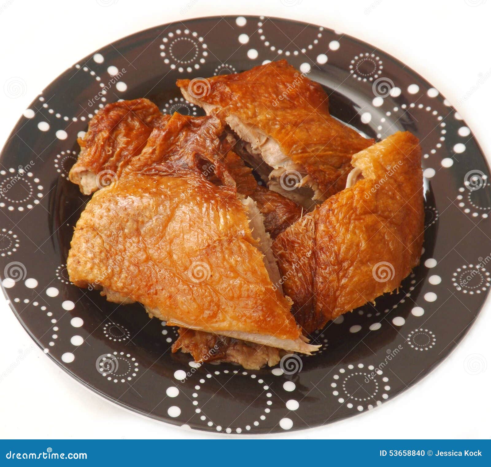 Meat of a duck stock photo. Image of vetkoek, meat, christmas - 53658840