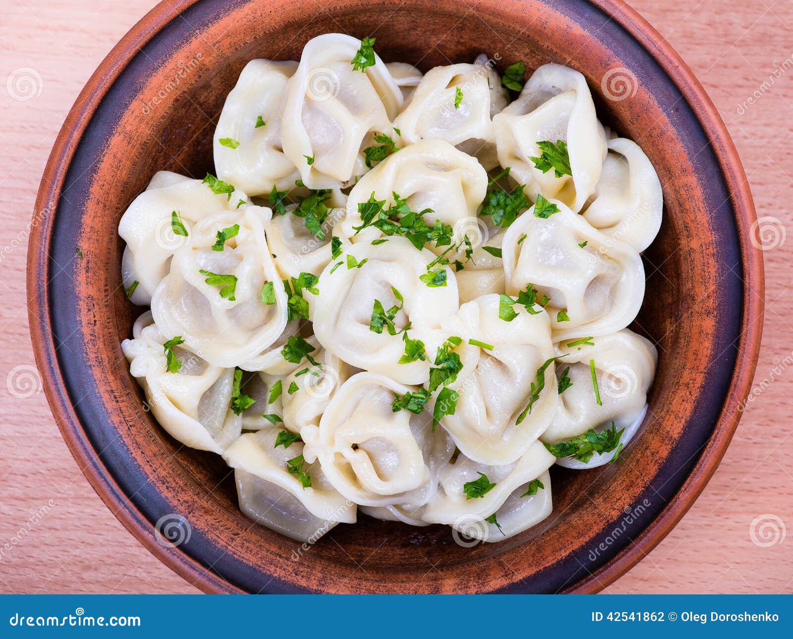 Meat Dumplings - Russian Boiled Pelmeni Stock Photo - Image of ...