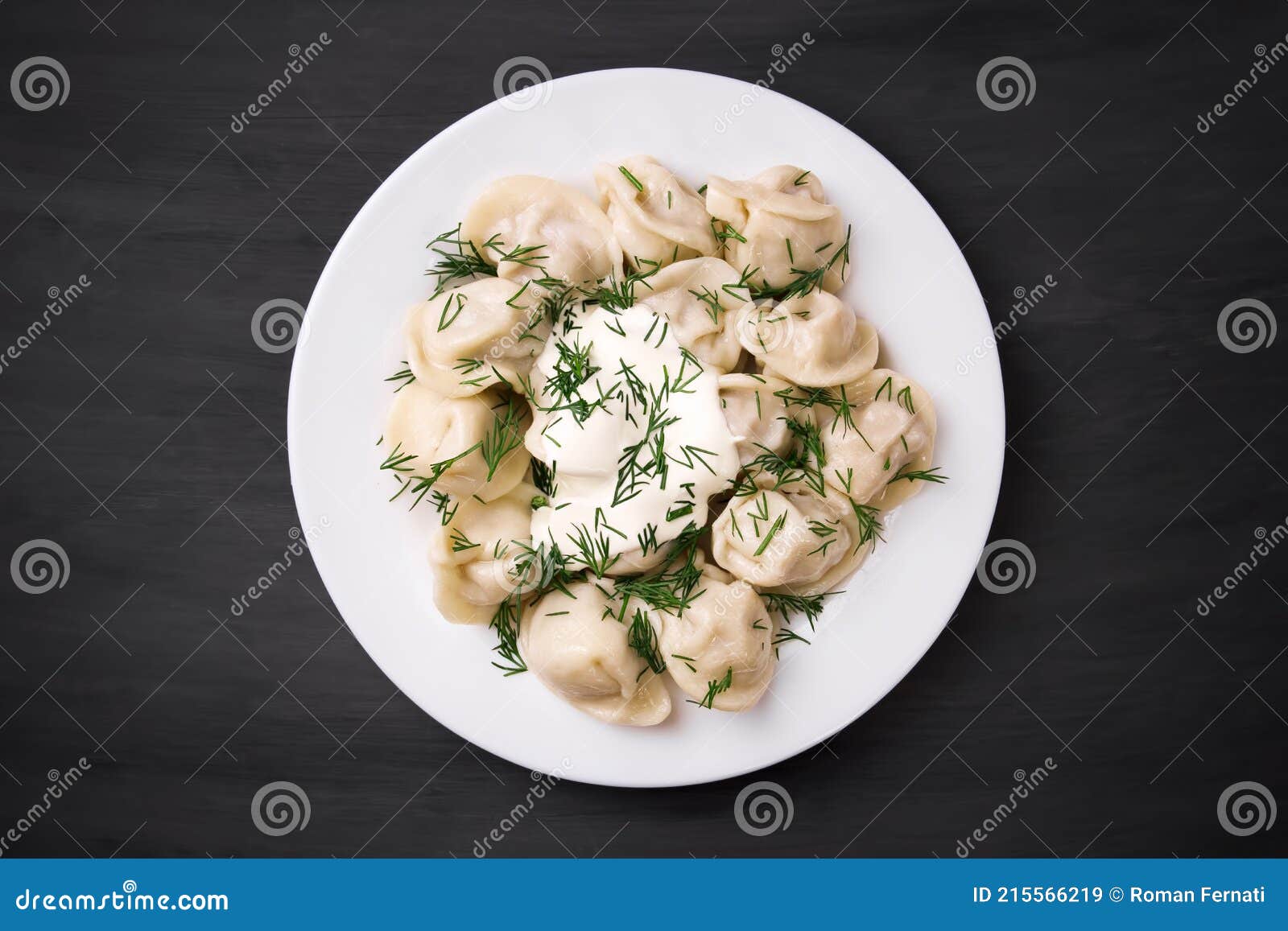 Manti Russian Black Plate Stock Photos - Free & Royalty-Free Stock ...