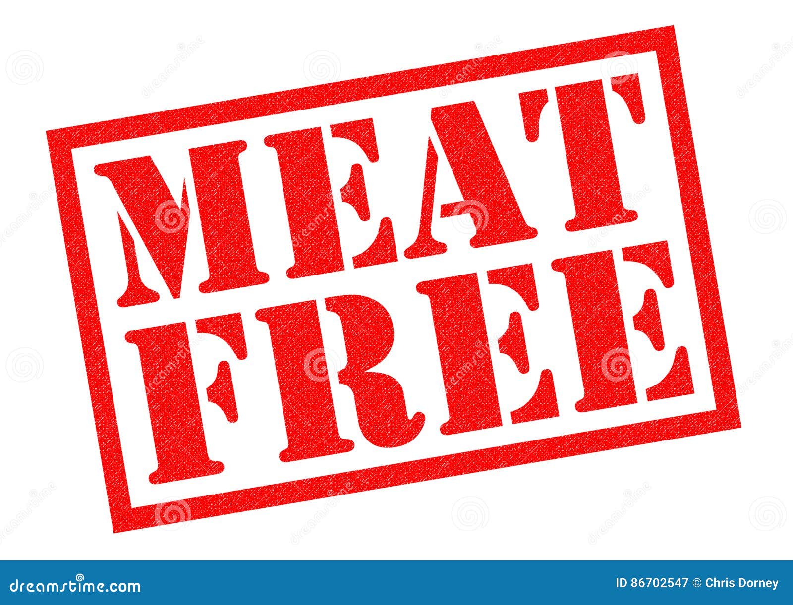 MEAT FREE stock illustration. Illustration of marked - 86702547