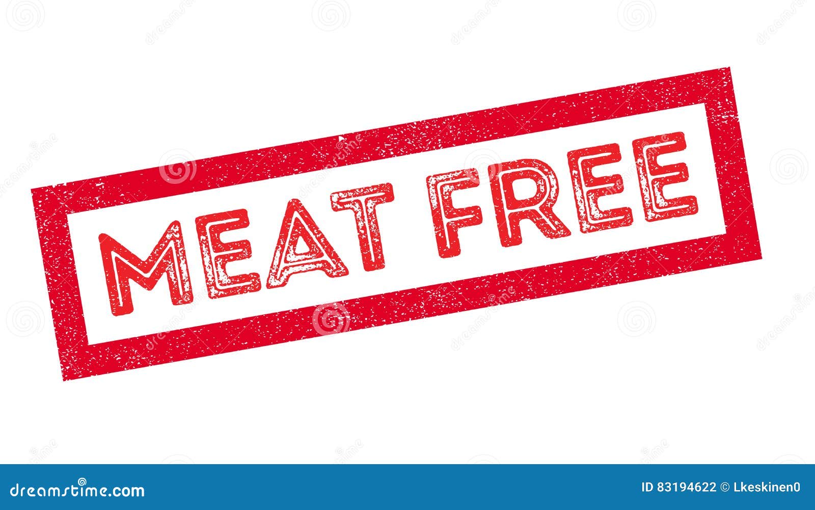 Meat Free rubber stamp stock illustration. Illustration of flesh - 83194622