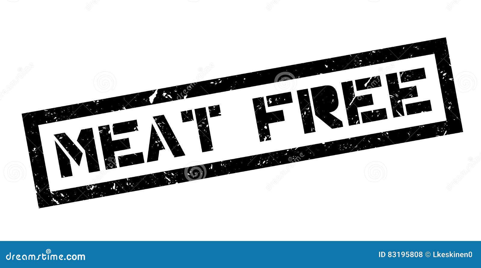 Meat Free rubber stamp stock illustration. Illustration of dish - 83195808