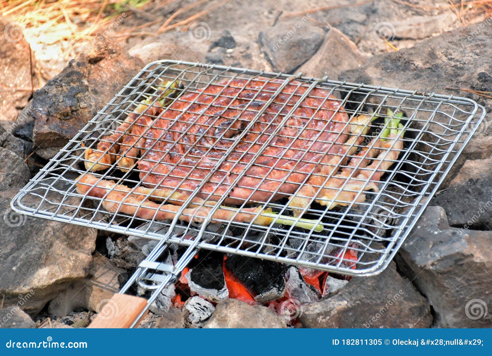 Meat. stock image. Image of forest, meat, grill, bosco - 182811305