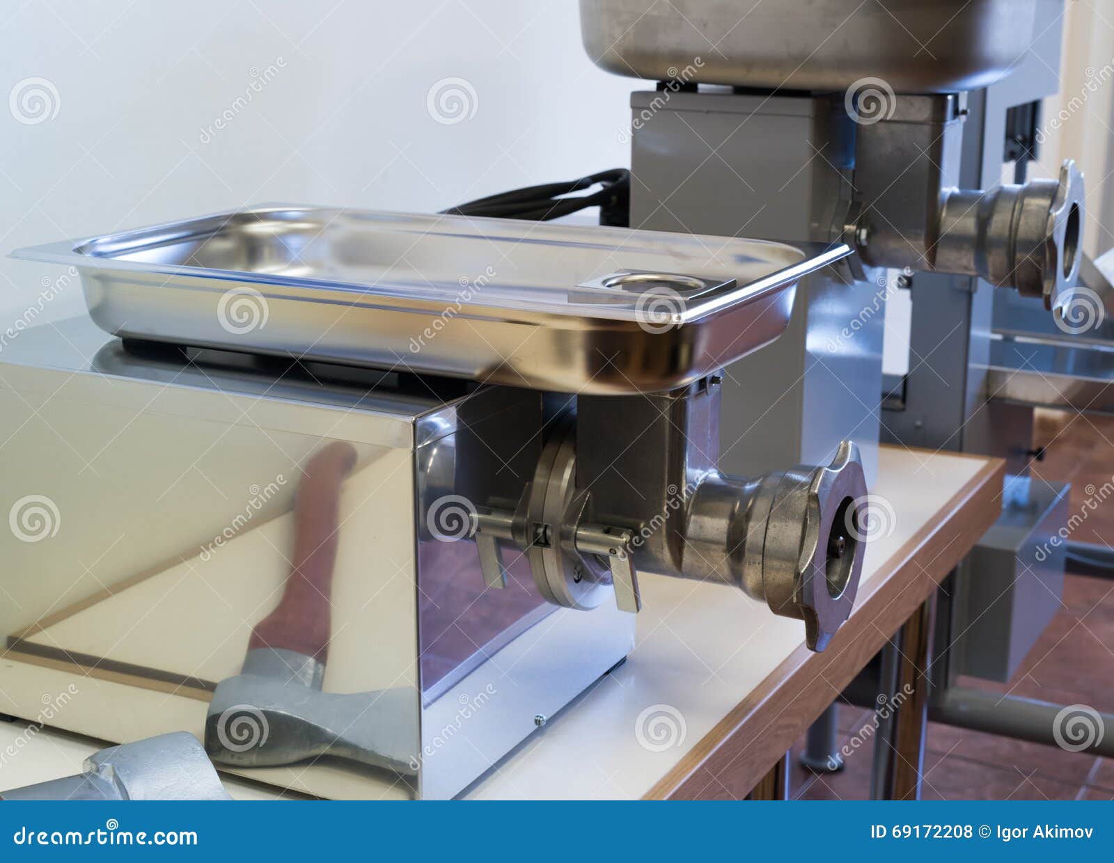 Meat grinder stock photo. Image of inside, chopper, machine - 69172208