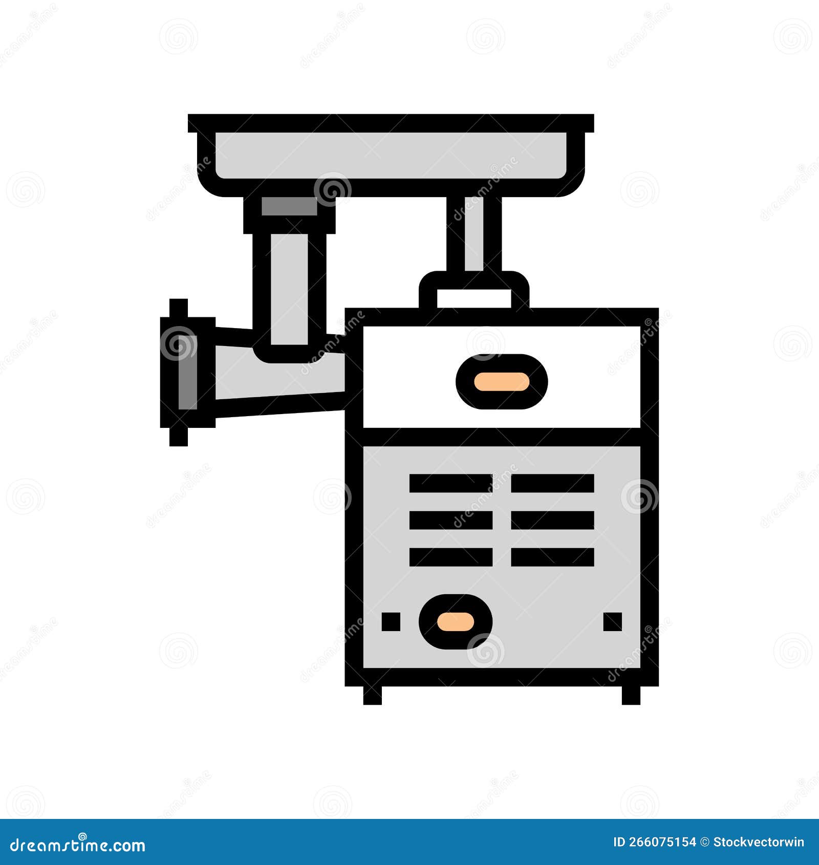 Meat Grinder Chopper Color Icon Vector Illustration Stock Illustration ... Meat Grinder Chopper Color Icon Vector Illustration Stock Illustration ...
