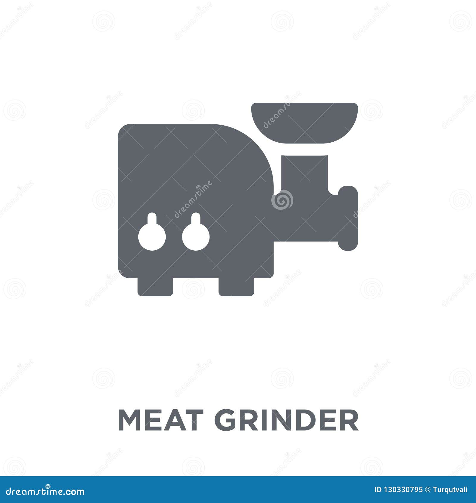 Meat Grinder Icon from Kitchen Collection. Stock Vector - Illustration ...