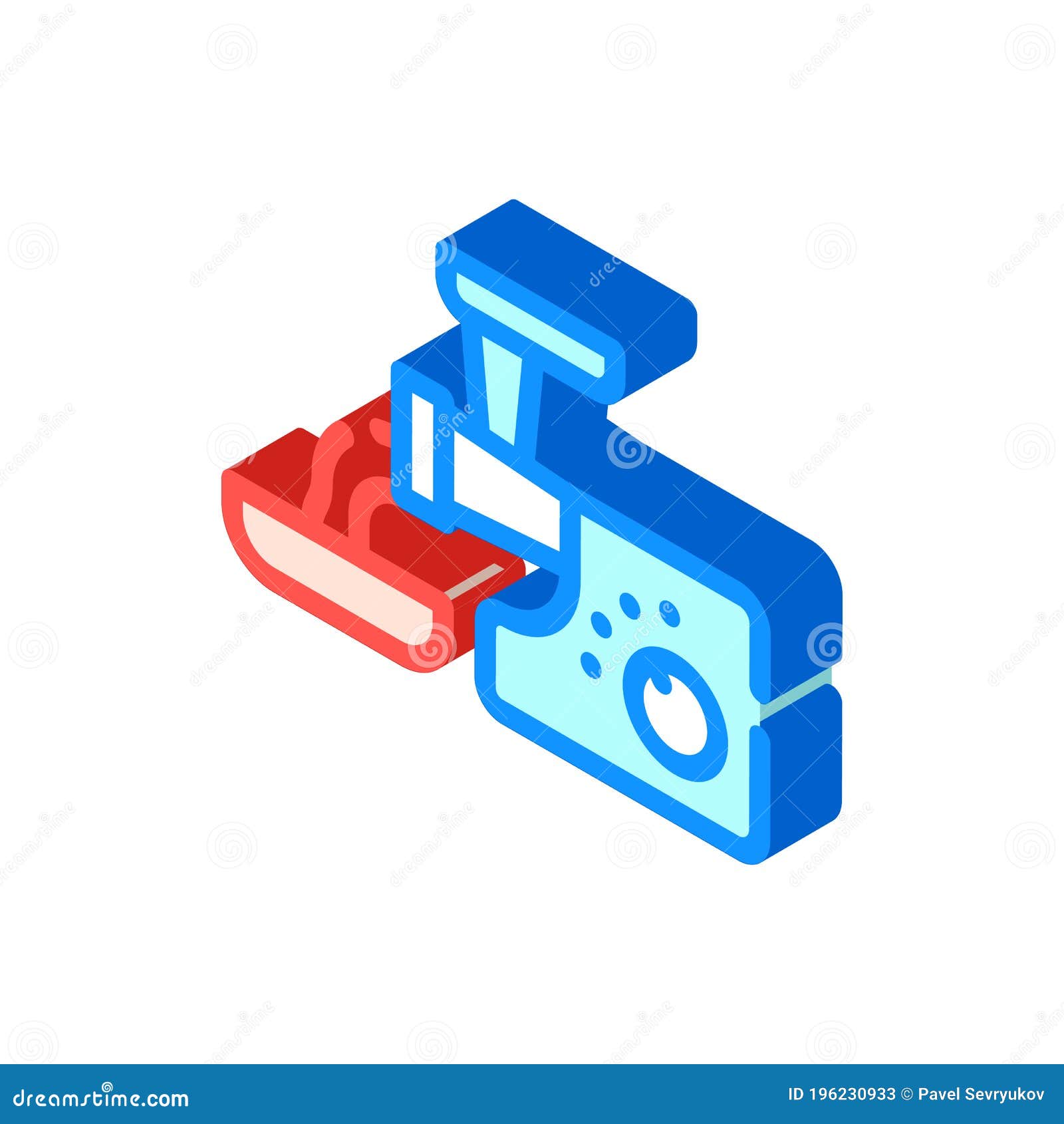 Meat Grinder Isometric Icon Vector Symbol Illustration Stock Vector ...
