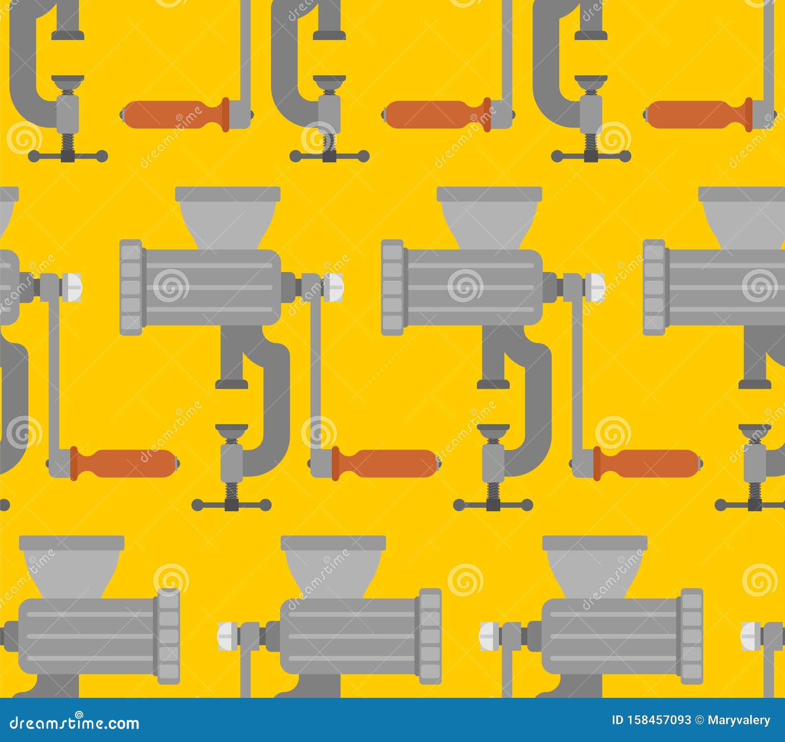 Meat Grinder Pattern Seamless. Hasher Background Stock Vector ...