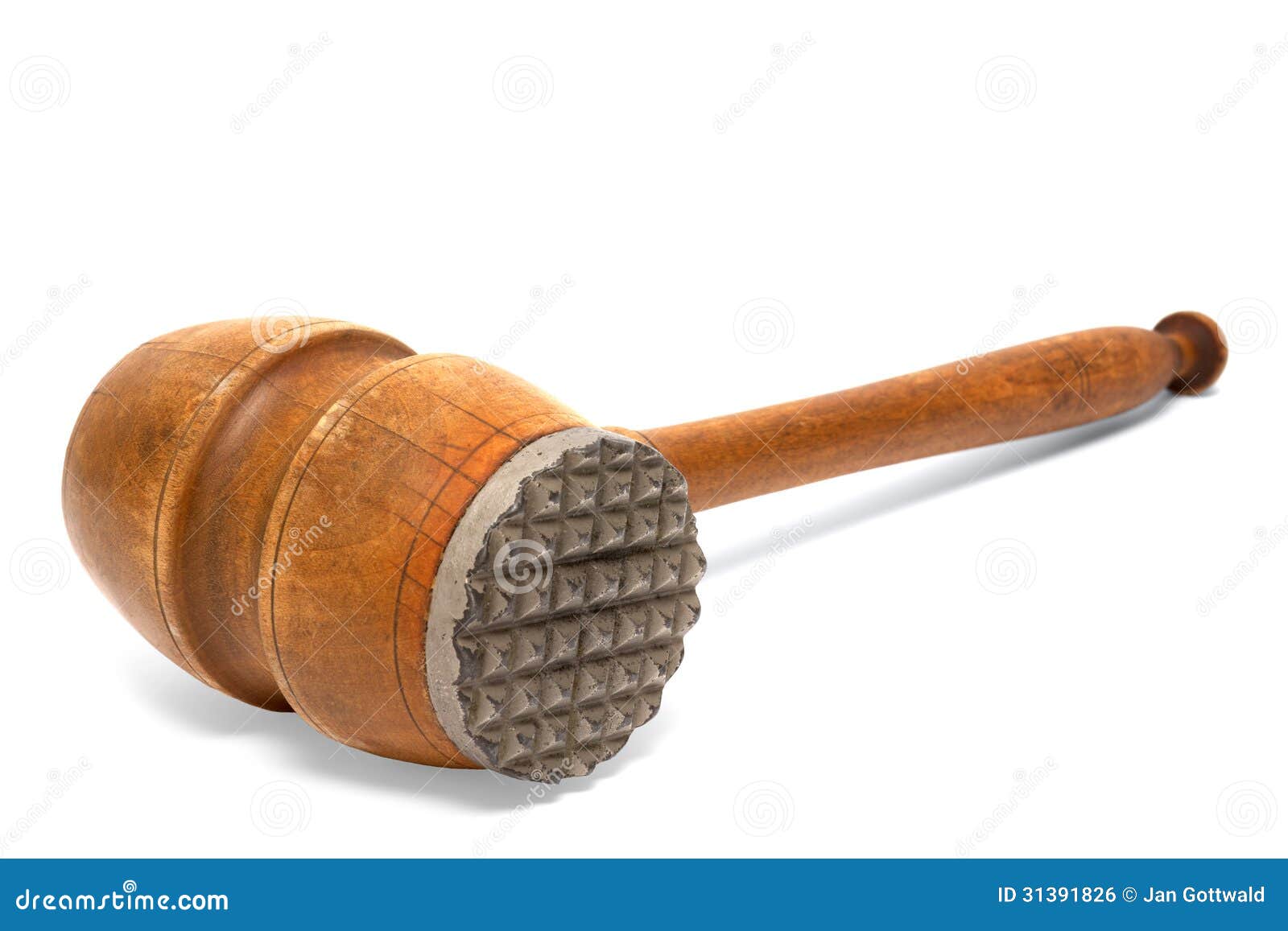 Meat hammer stock photo. Image of tenderiser, white, mallet - 31391826