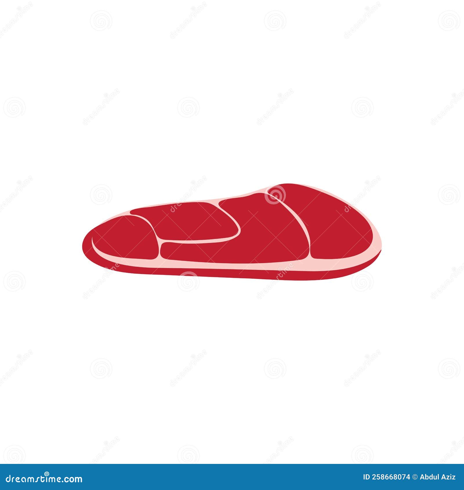 Meat icon logo free vector stock vector. Illustration of template ...