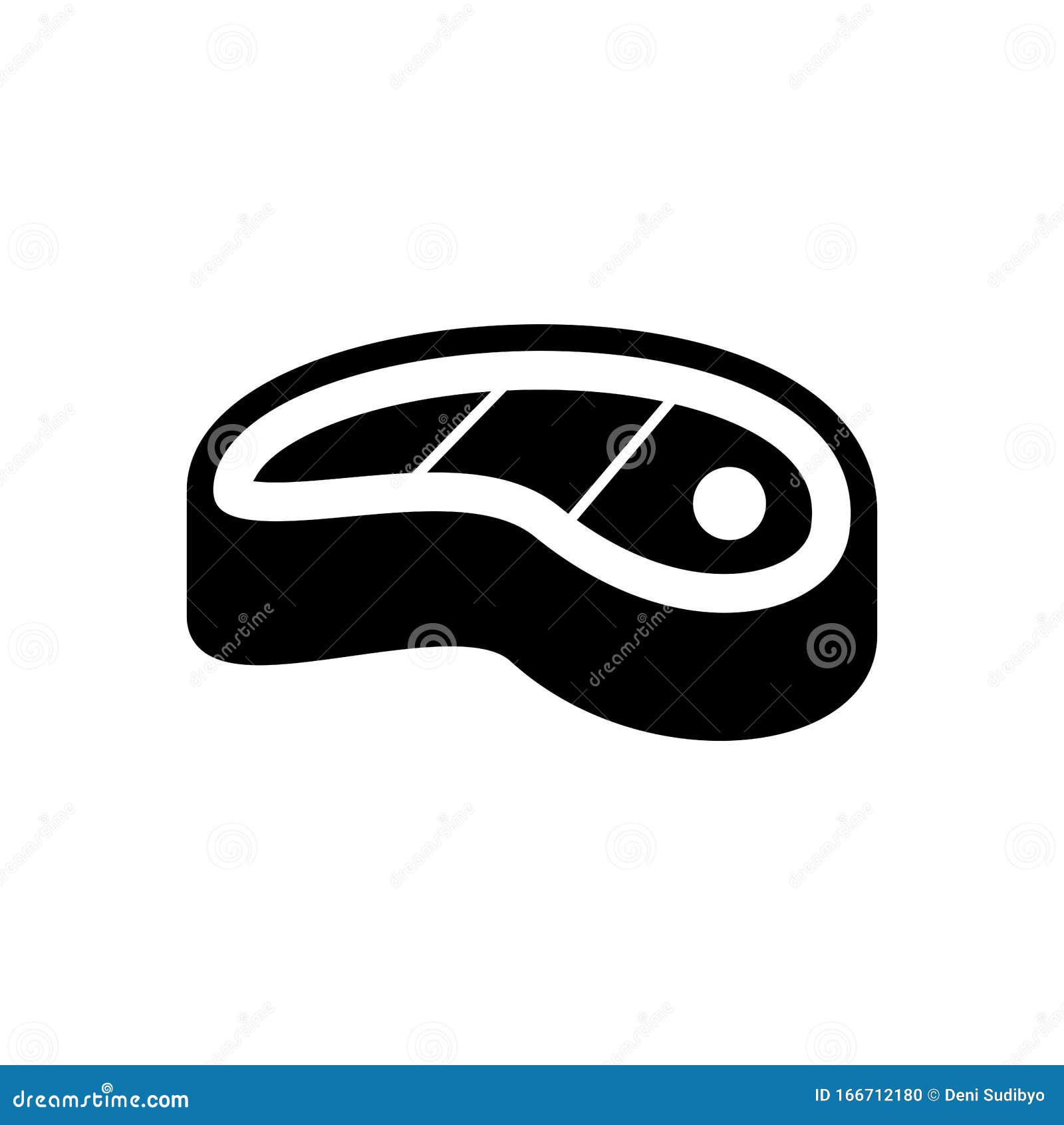 Meat Icon Vector Logo Template Stock Vector - Illustration of meal ...