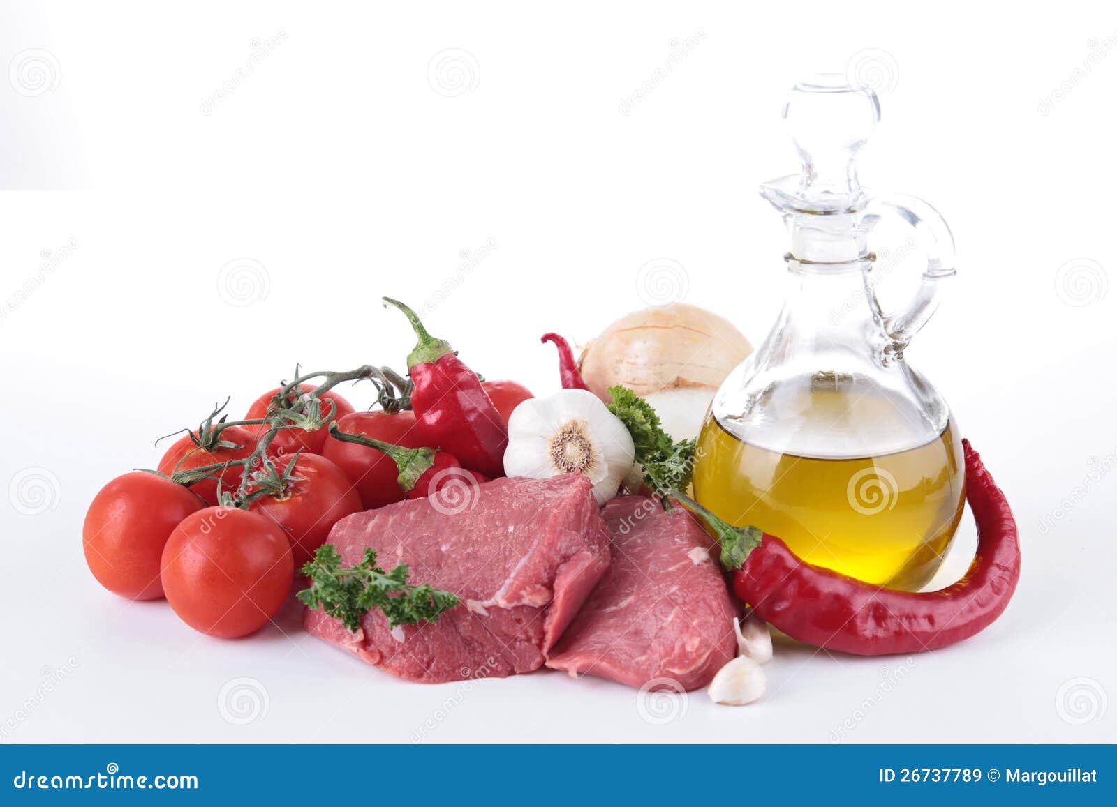 Meat and ingredient stock image. Image of meat, pepper - 26737789