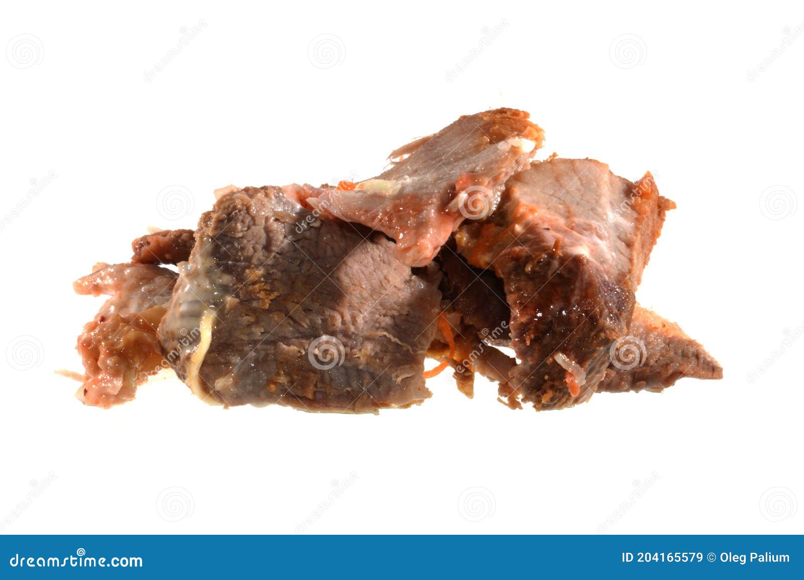 Meat Isolated on White Background Stock Image - Image of cooking, beef ...