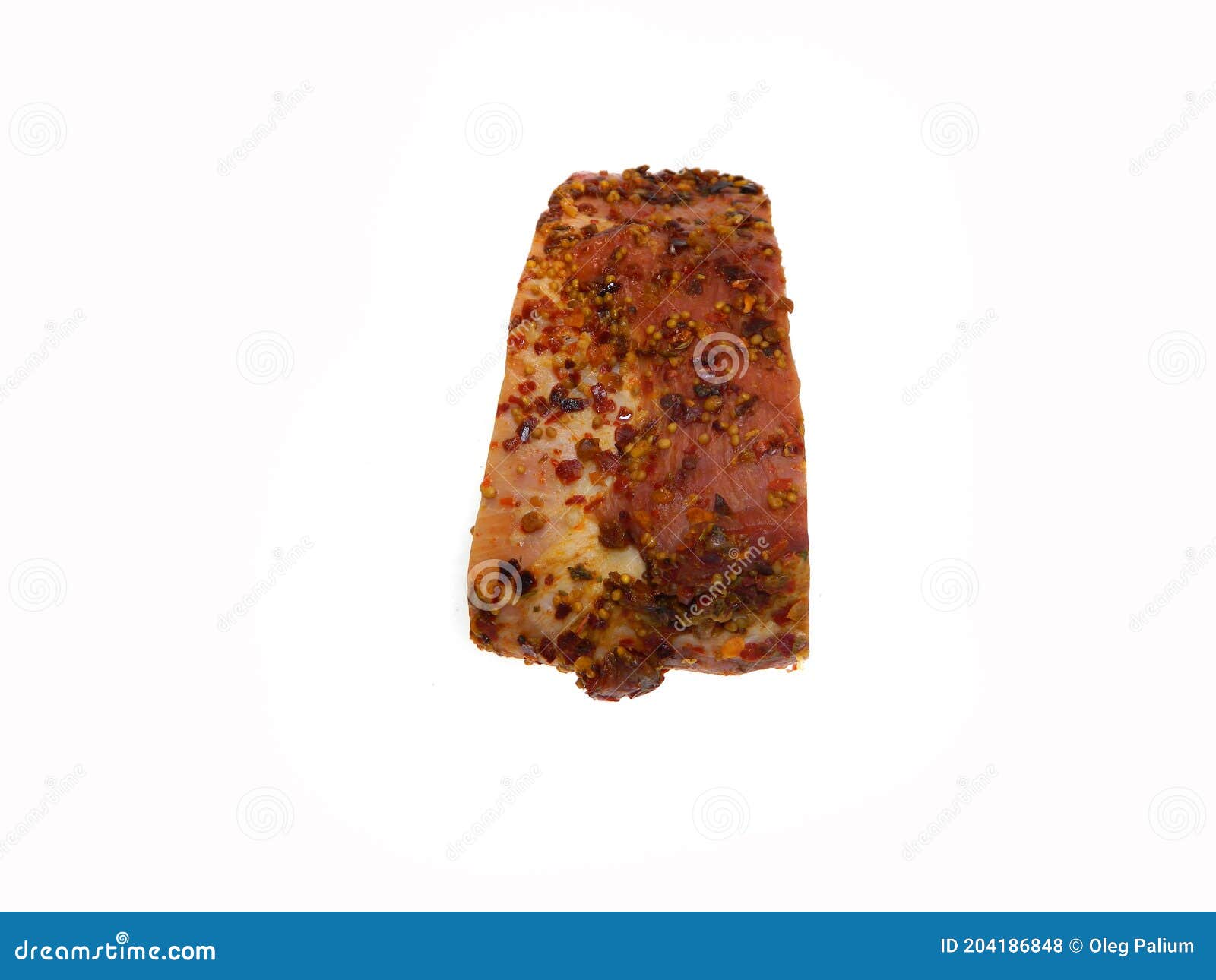 Meat Isolated on White Background Stock Photo - Image of meat, prepared ...