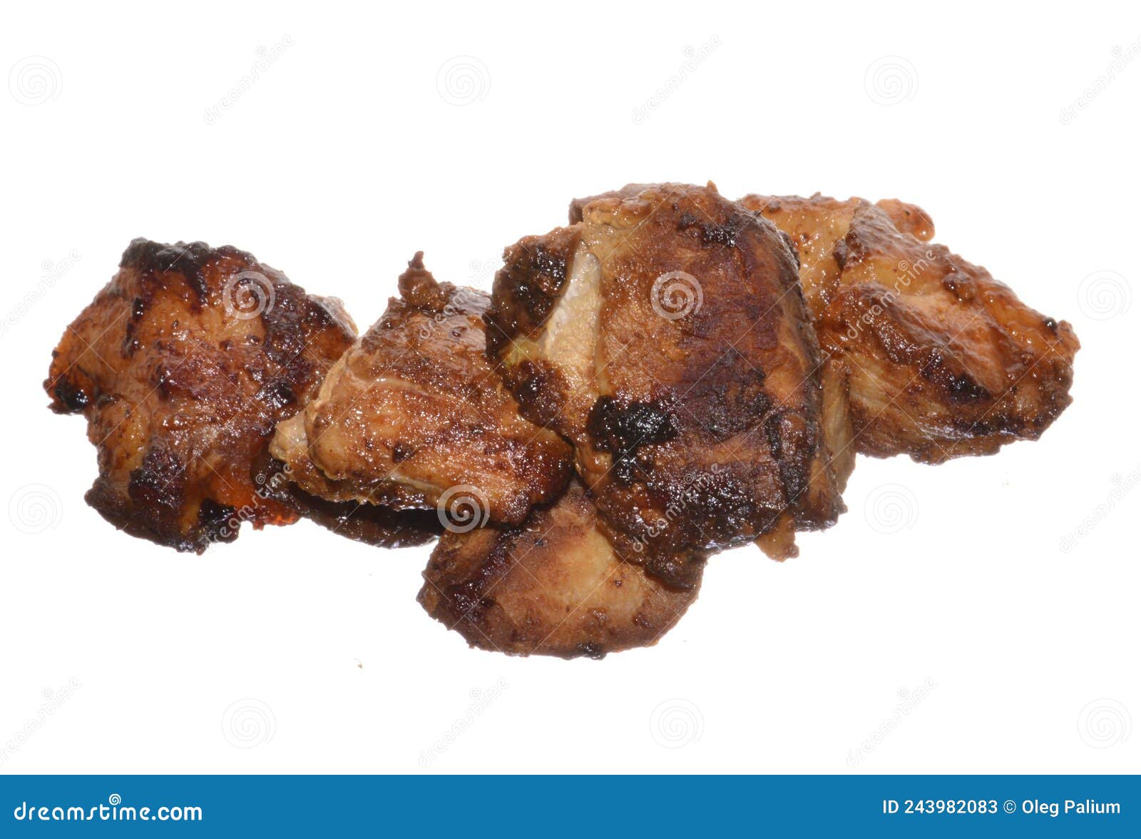 Meat Isolated on White Background Stock Image - Image of background ...
