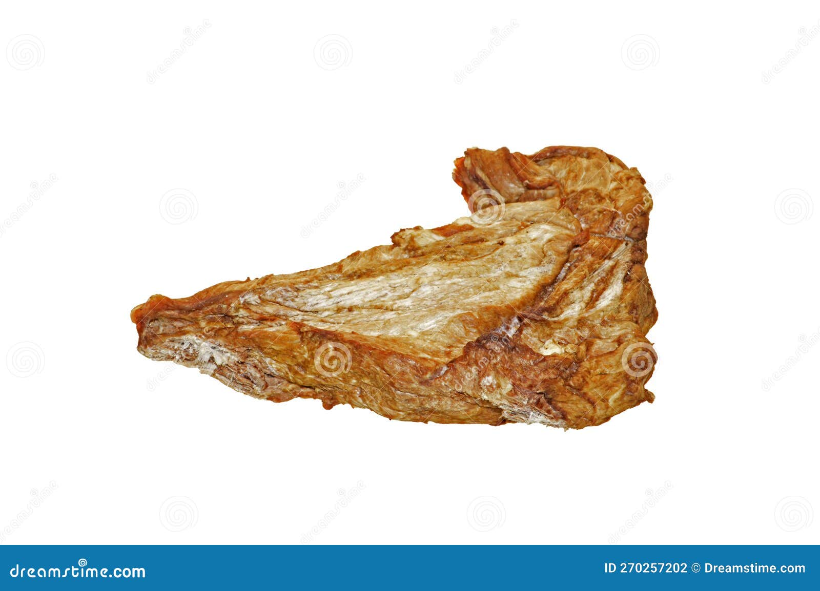 Meat Isolated on White Background Stock Photo - Image of meal ...