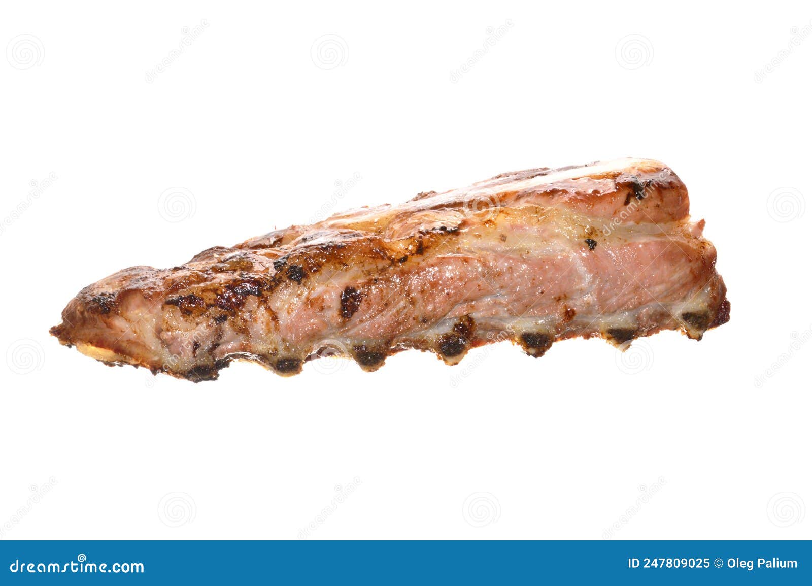 Meat Isolated on White Background Stock Image - Image of meat, piece ...