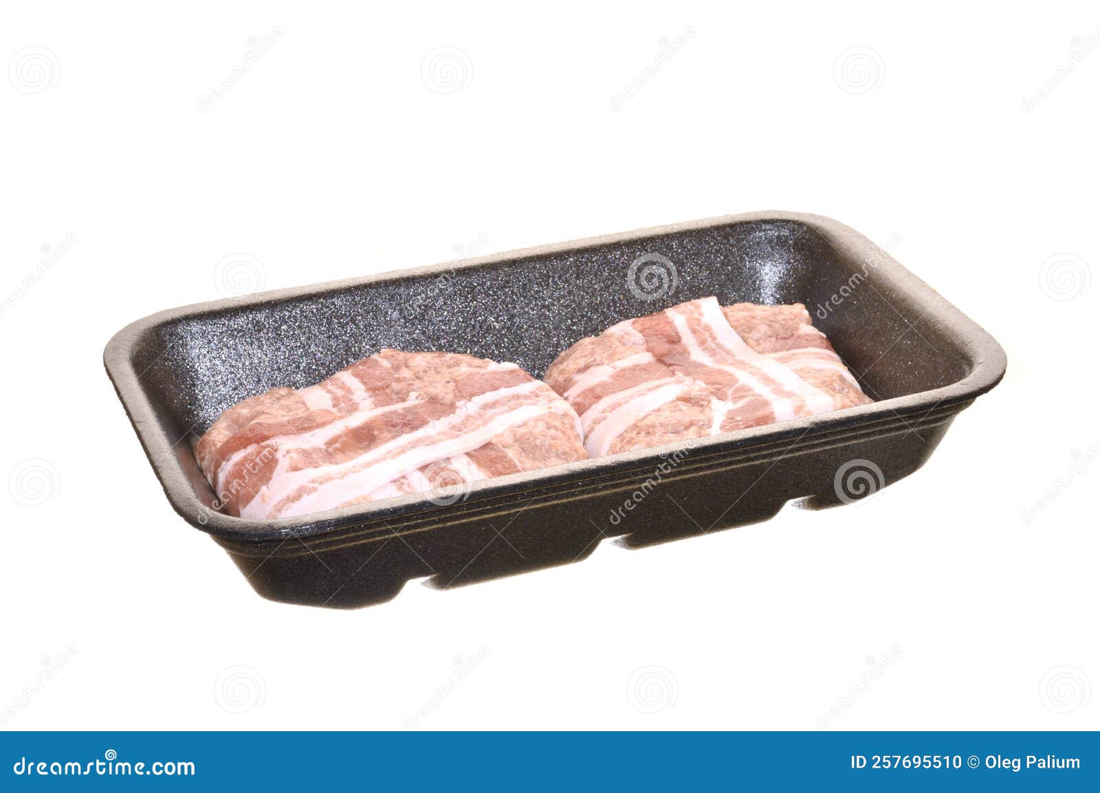 Meat Isolated on White Background Stock Photo - Image of butchery ...