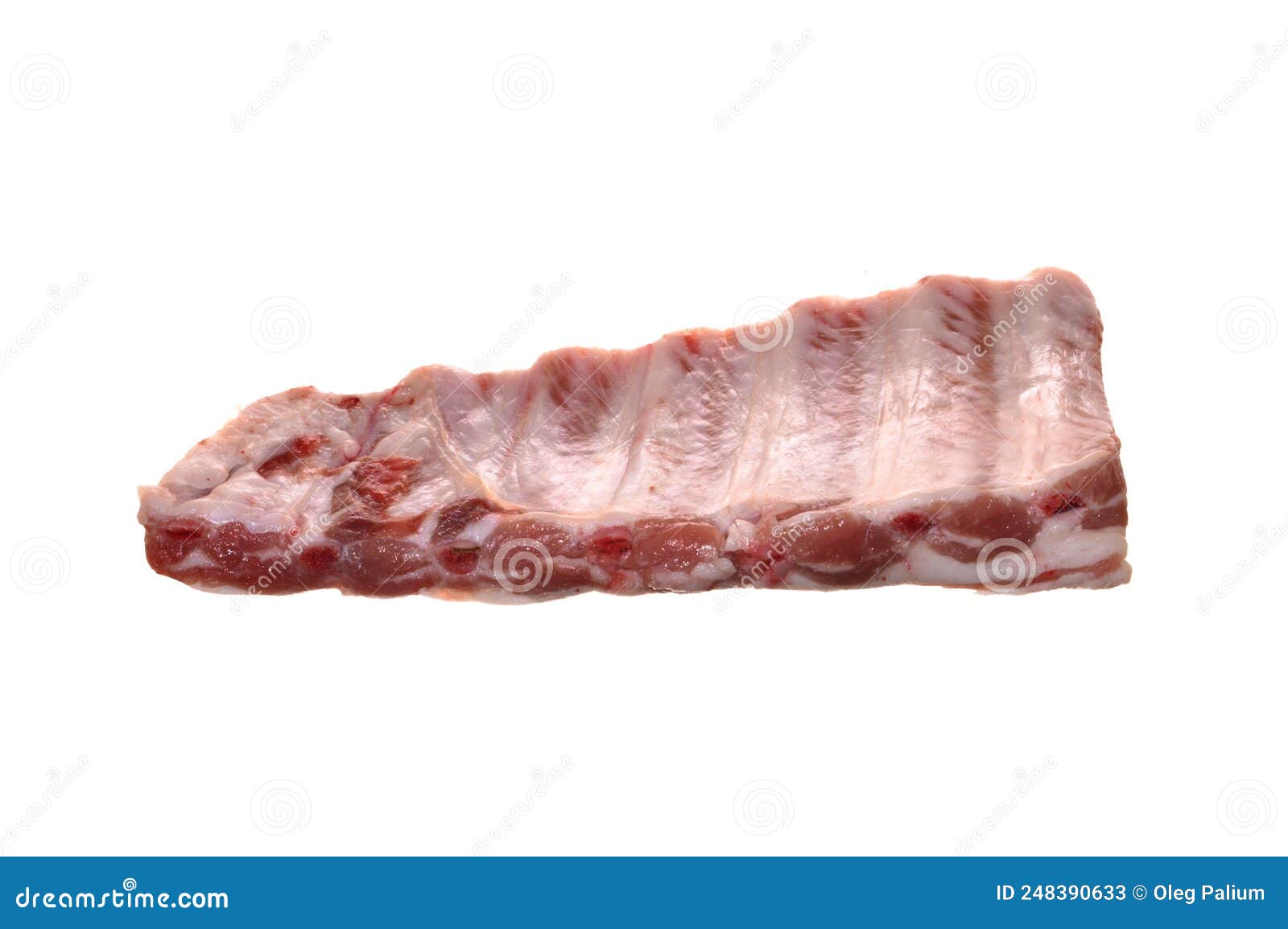 Meat Isolated on White Background Stock Image - Image of breast ...