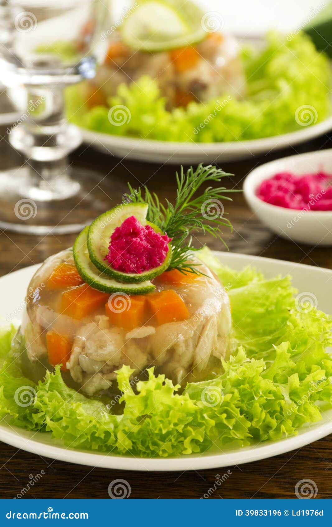 Meat jelly stock photo. Image of broth, lunch, delicacy - 39833196
