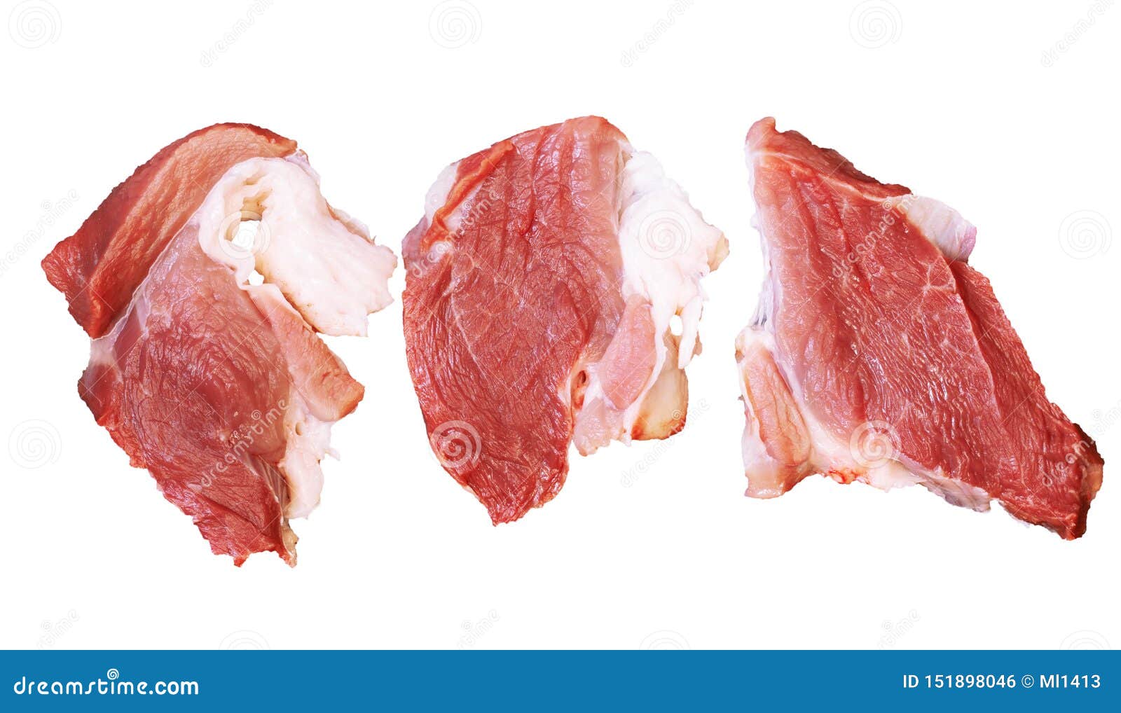 Meat Loin Texture of Meat Close-up Stock Photo - Image of protein ...