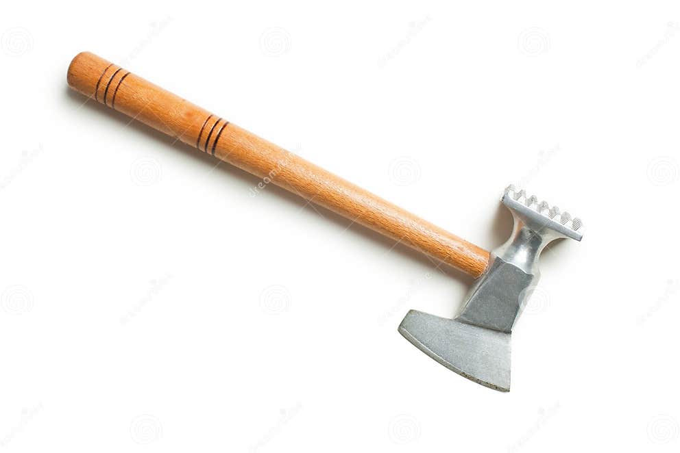 Meat mallet stock image. Image of handle, hard, kitchen - 16778729