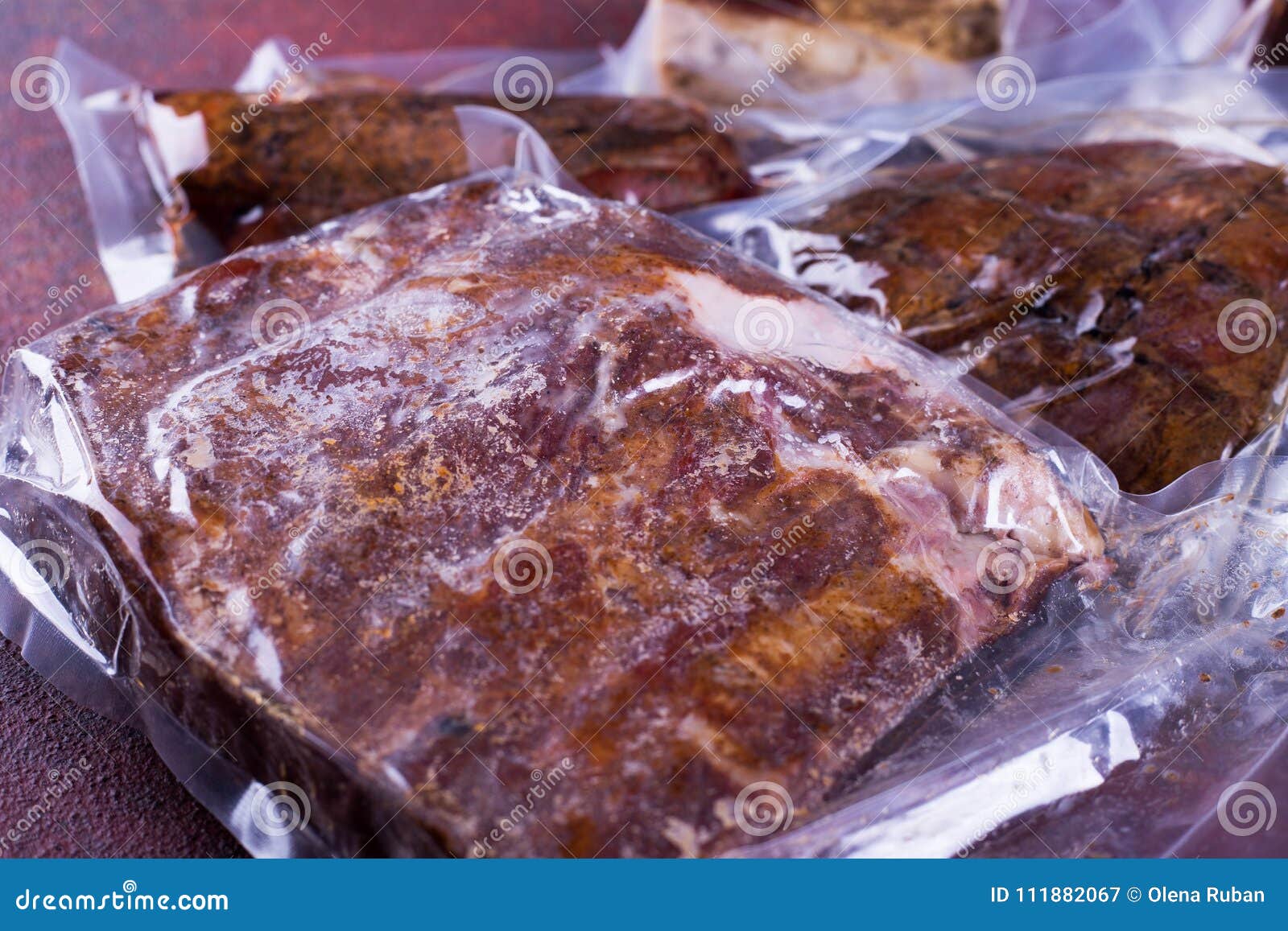 Meat in the Package Close-up Stock Image - Image of appetizing, meat ...