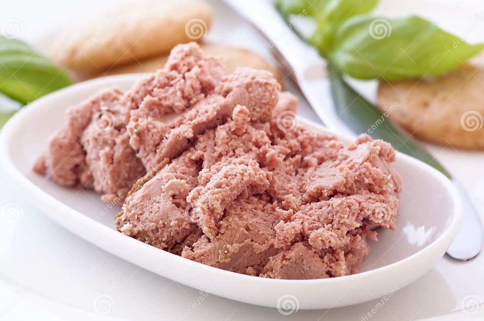 Meat paste stock image. Image of herb, cracker, leftovers - 17429751