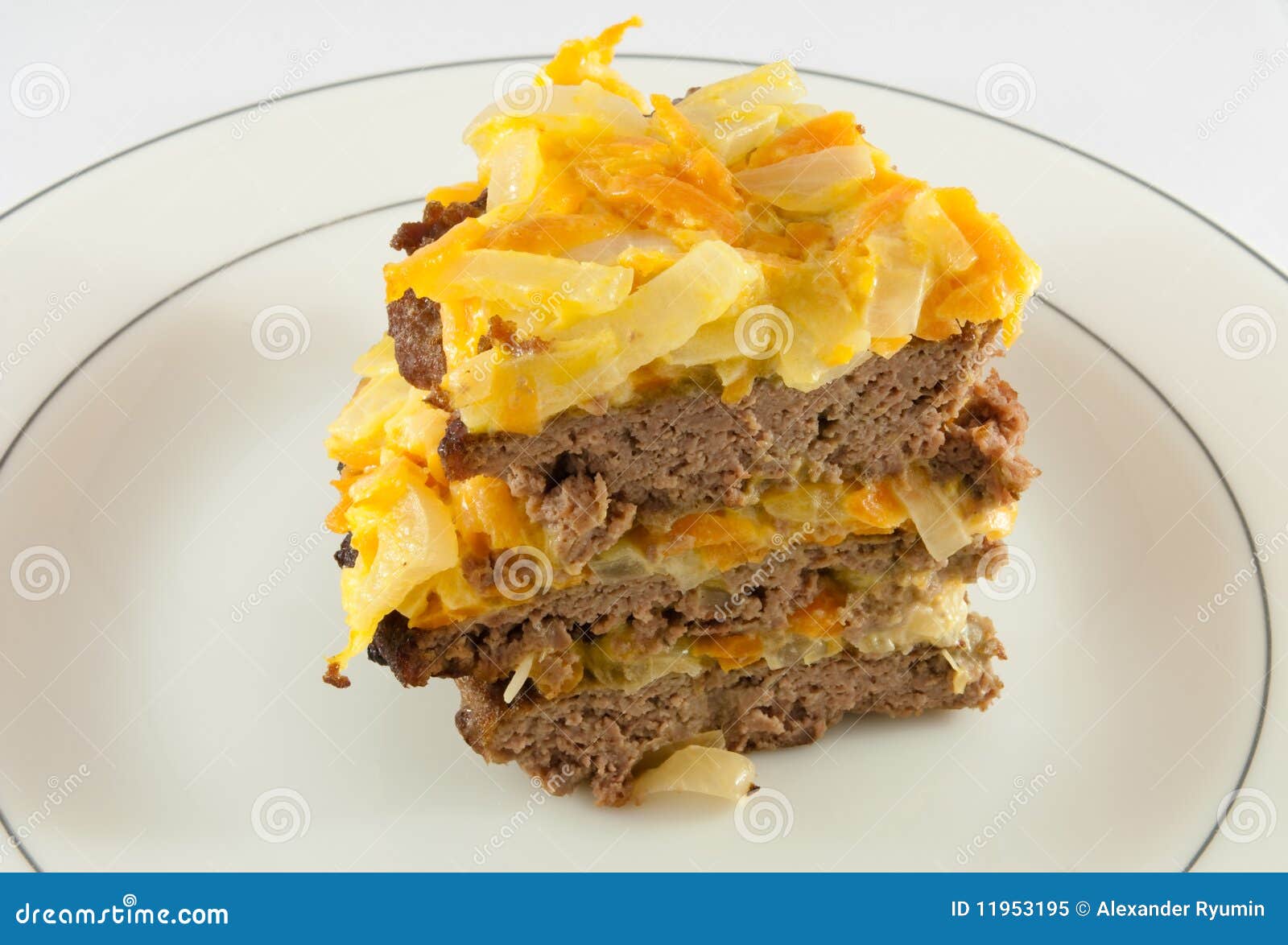 Meat pie stock image. Image of isolated, eating, plate - 11953195