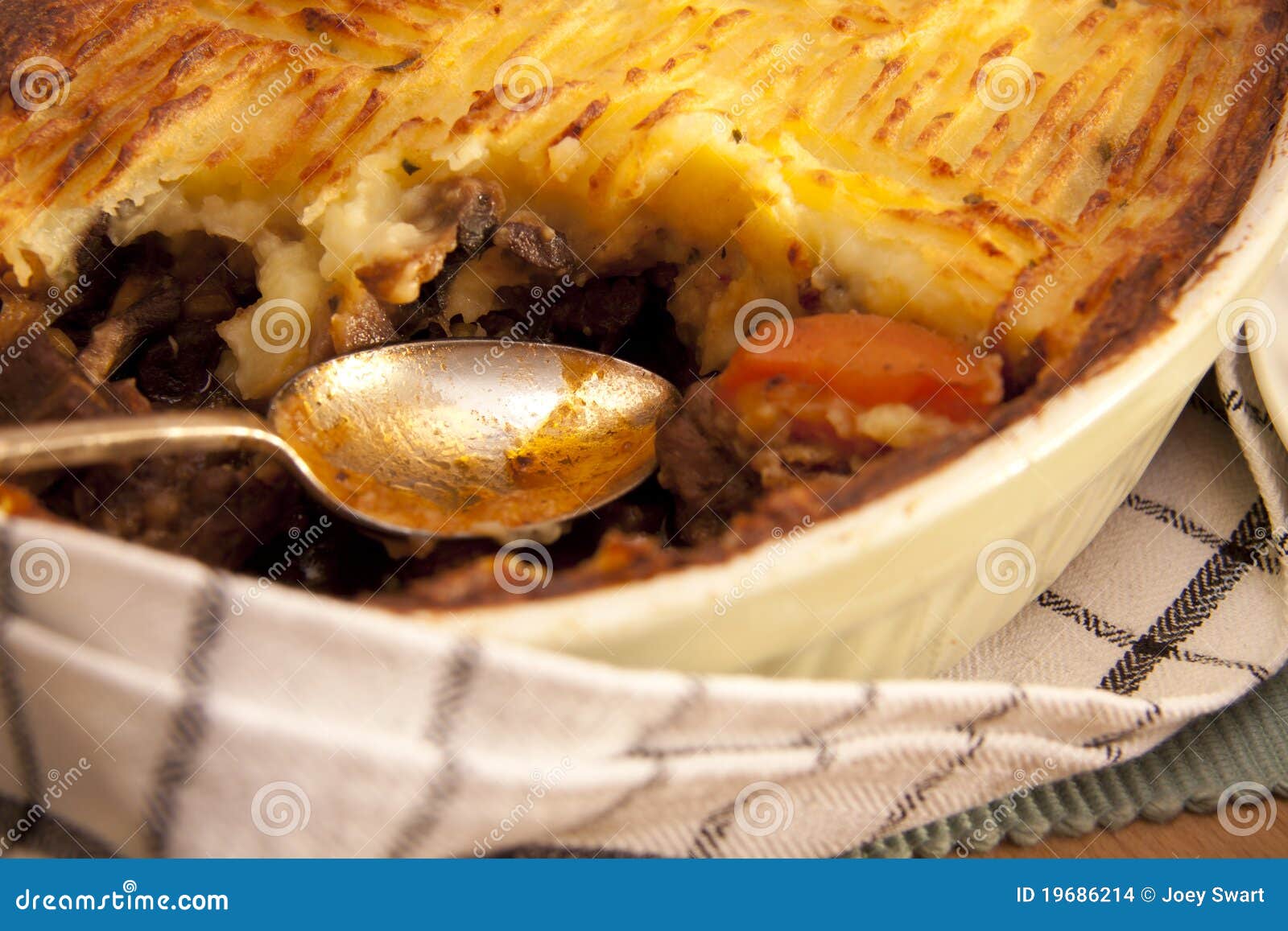 Meat pie. stock photo. Image of board, lamb, close, cottage - 19686214
