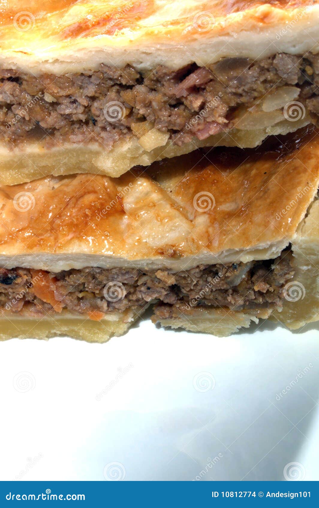 Meat pie slices stock photo. Image of bacon, aussie, english - 10812774