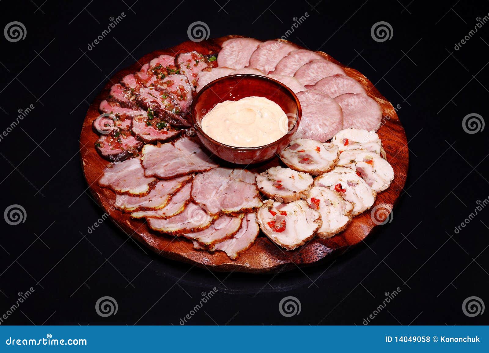Meat plate stock photo. Image of sandwich, eating, meat - 14049058