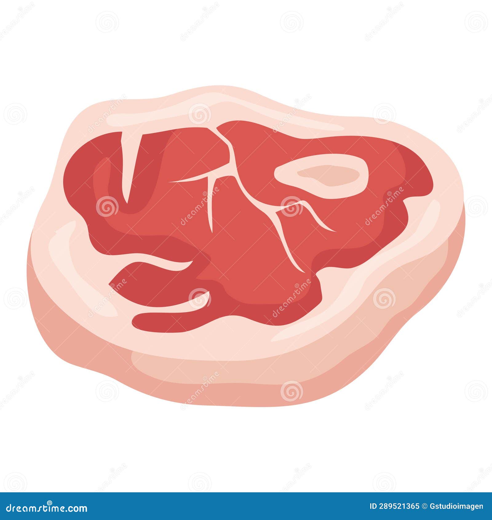 Meat product pork icon stock illustration. Illustration of natural ...