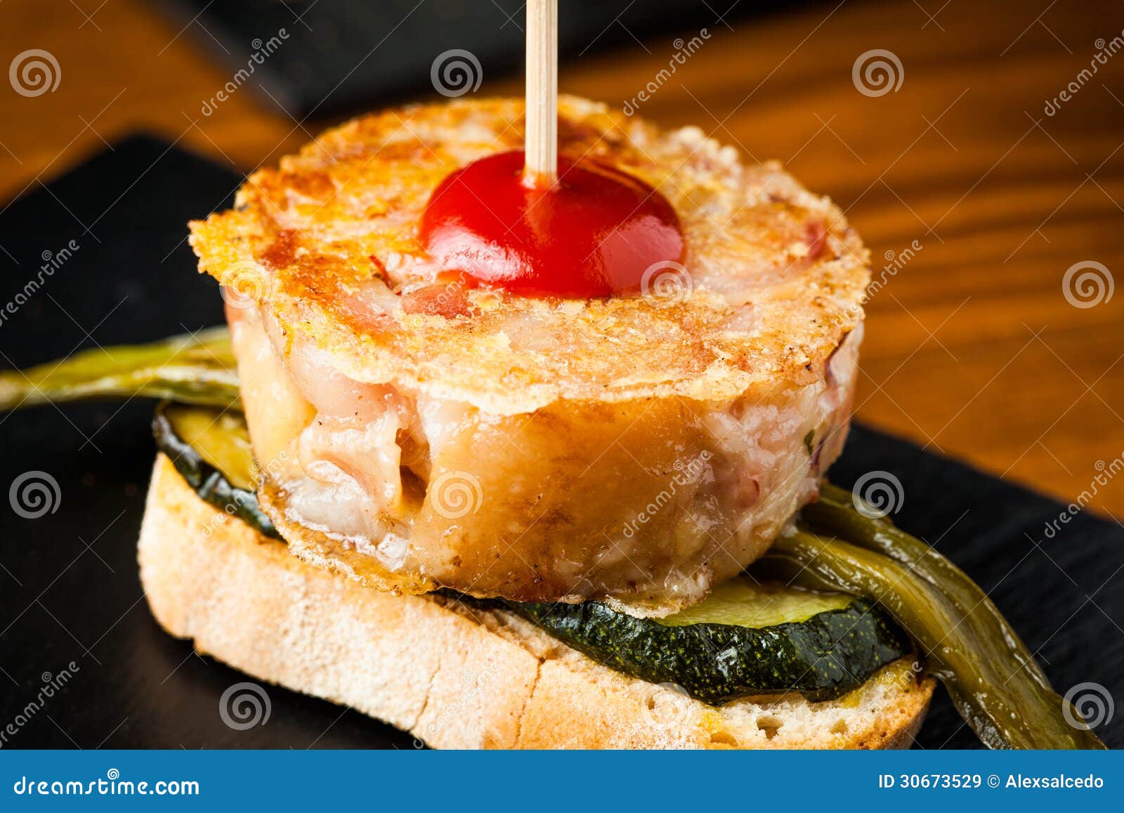 Meat pudding stock image. Image of meat, slice, ketchup - 30673529