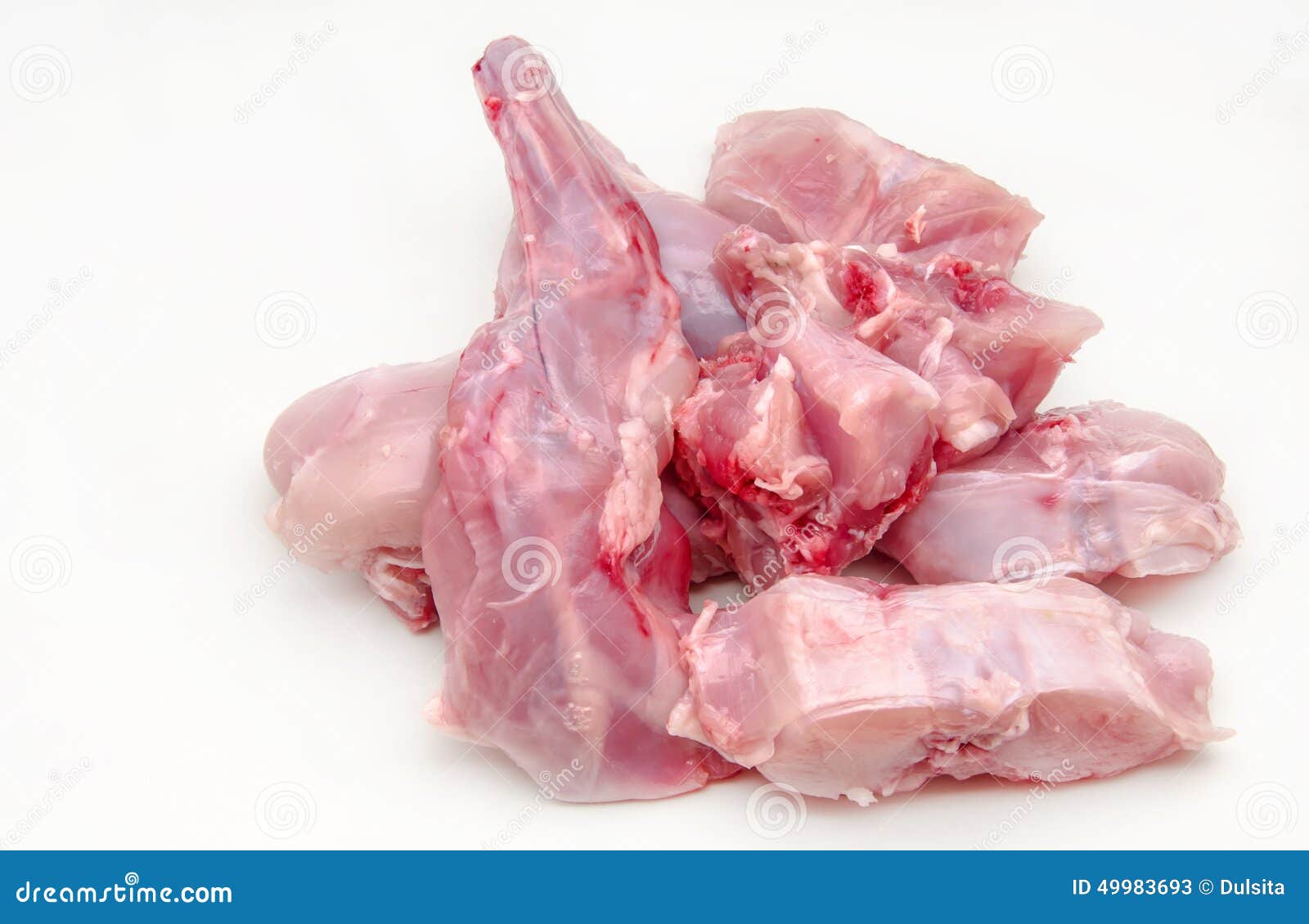 Meat rabbit stock image. Image of parsley, parts, fillet - 49983693