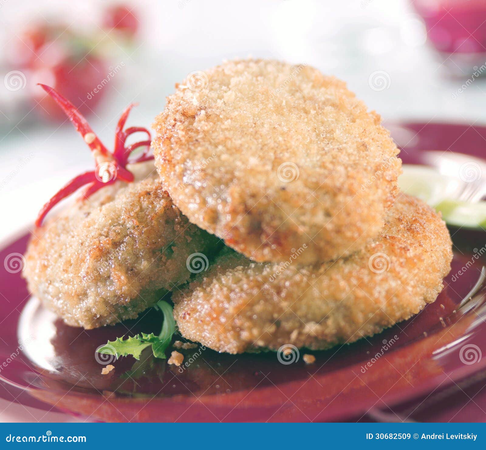 Meat rissoles stock image. Image of rissoles, appetizer - 30682509