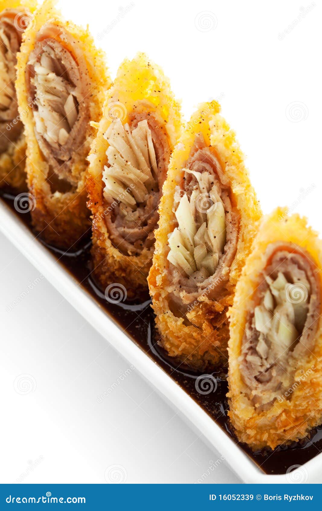 Meat Roll stock image. Image of dinner, fillet, cooked - 16052339