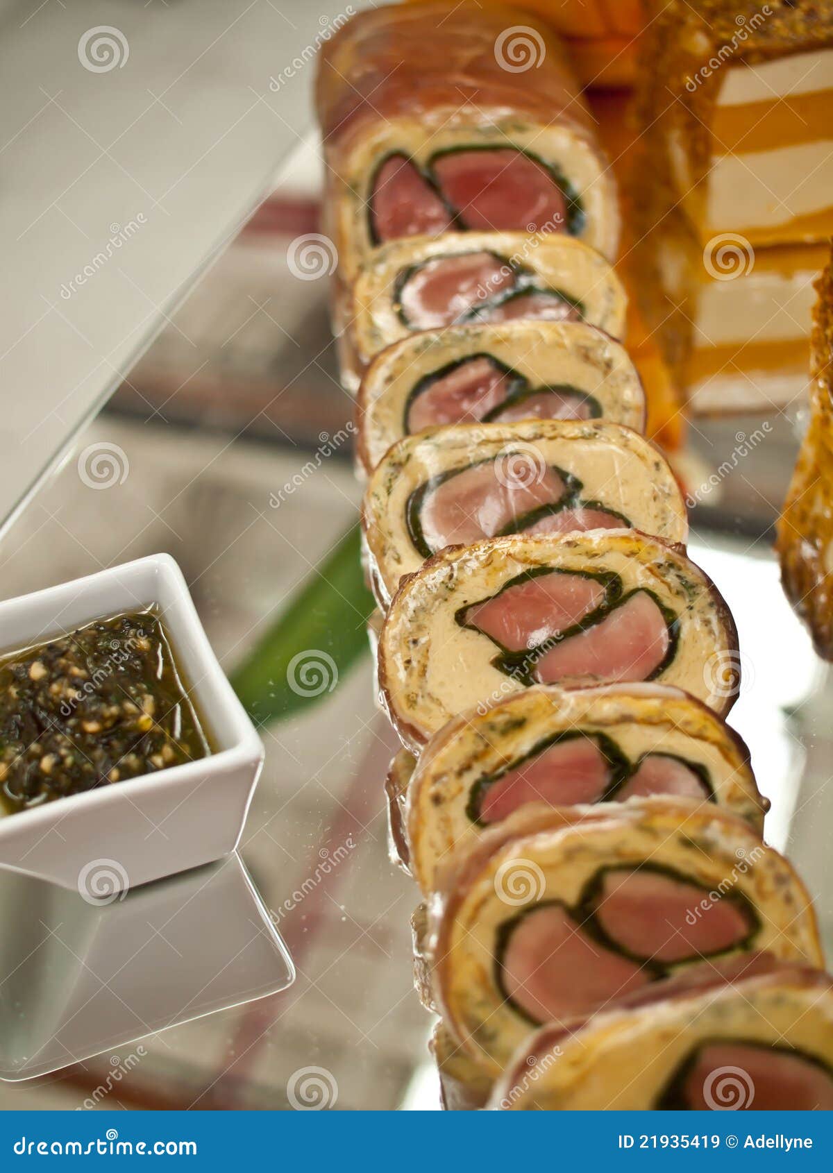 Meat rolls stock image. Image of cater, organic, breakfast - 21935419