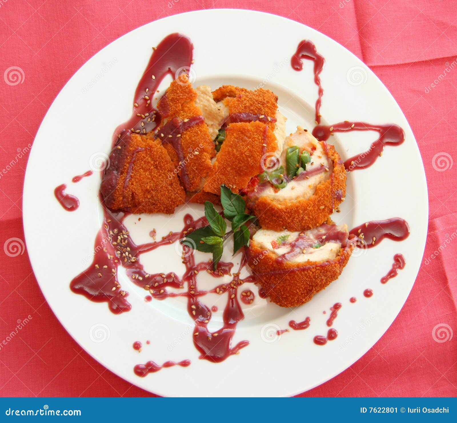 Meat roulette stock image. Image of beef, carrot, chicken - 7622801