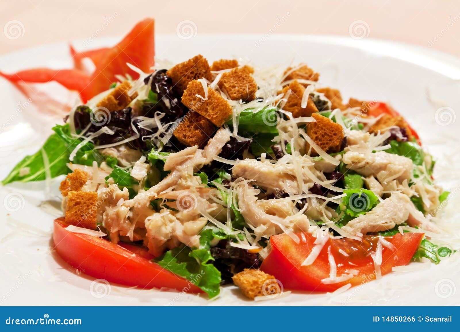 Meat salad stock photo. Image of cheese, dish, cooking - 14850266