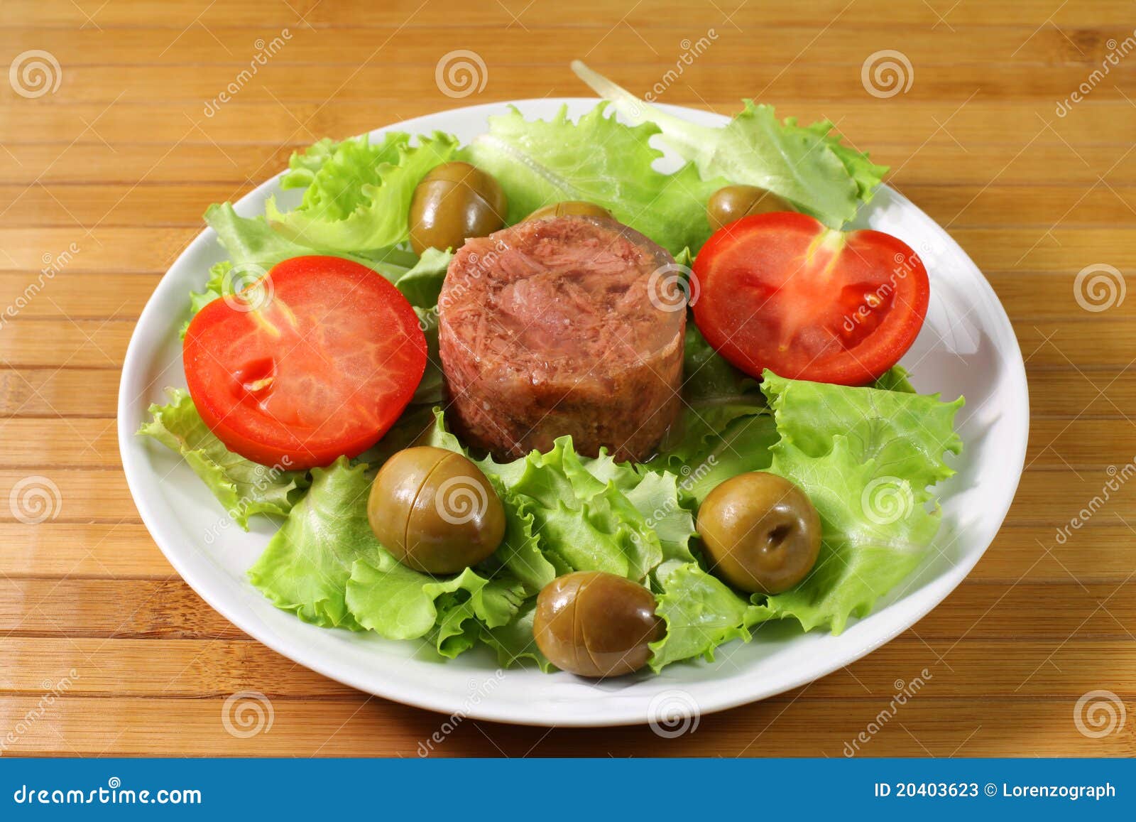Meat salad stock image. Image of ppetizer, culture, dinner - 20403623